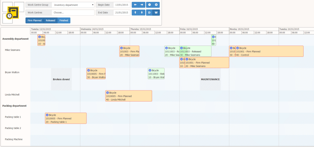 Production Scheduler for Business Central - Fenwick