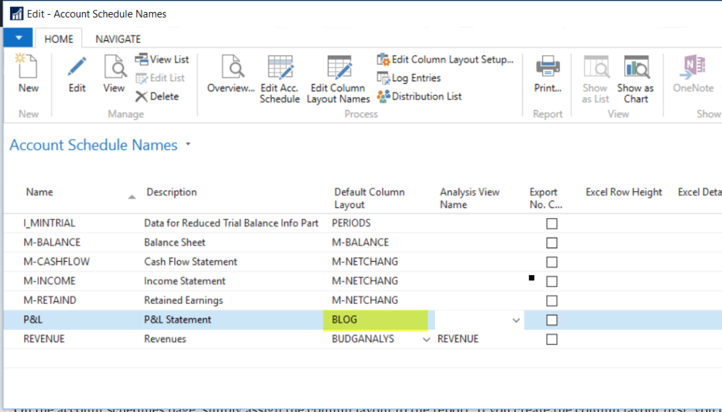 Create Financial Reports on the Fly - NAV Account Schedules - Fenwick