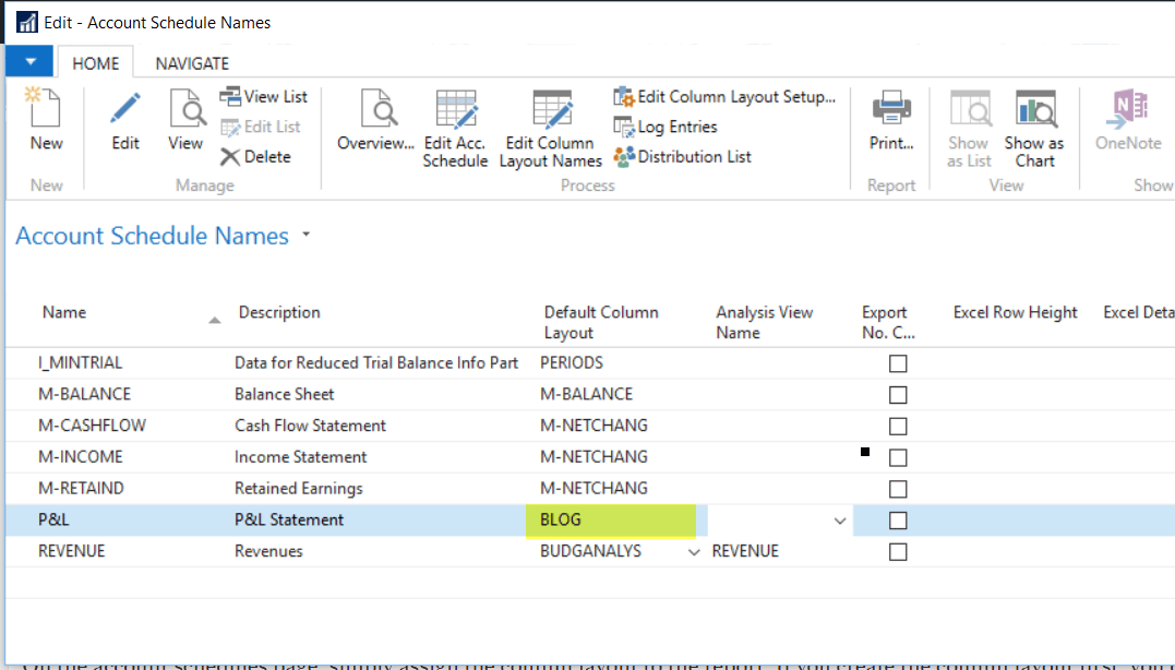 Create Financial Reports on the Fly - NAV Account Schedules - Fenwick