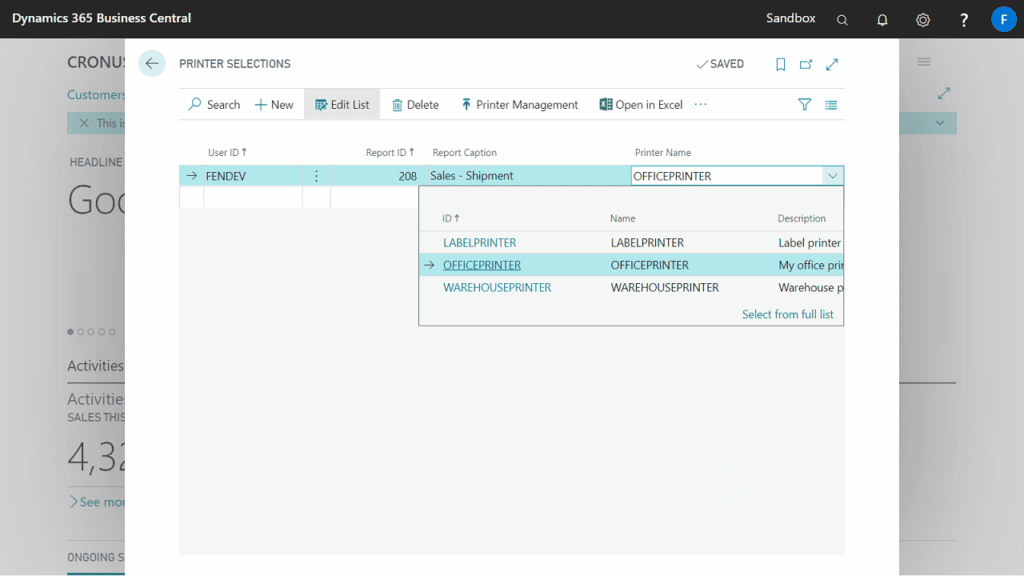 Print-It with Cloud Companion for Business Central - Fenwick
