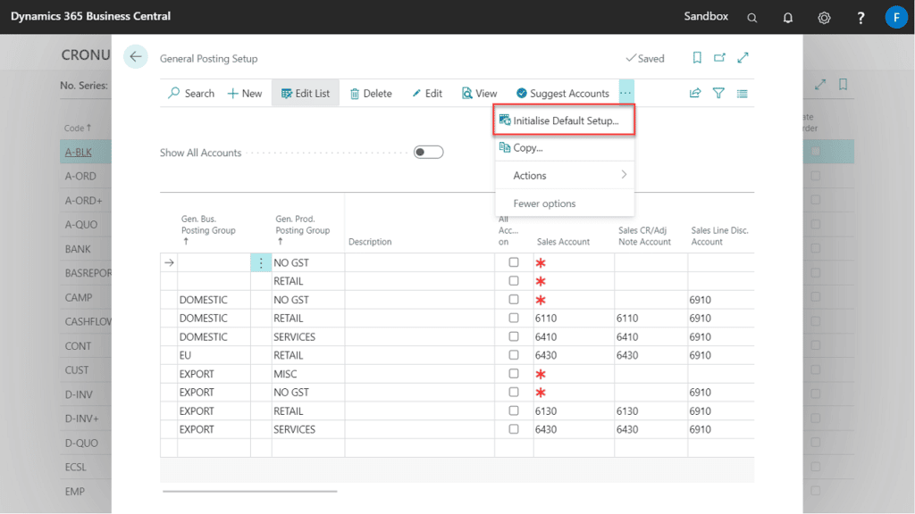 Easily set up your Posting Groups - Fenwick