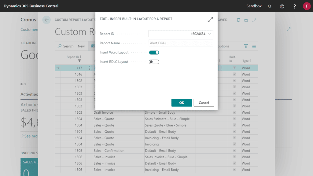 Creating the email template for an Alert - Fenwick