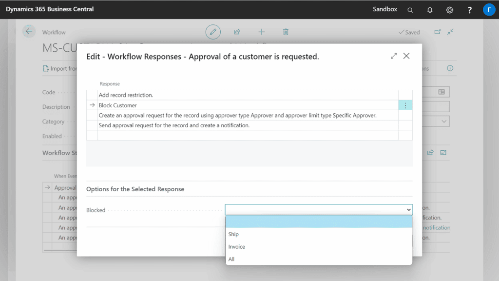 Blocking & Unblocking Customers in an Approval Workflow - Fenwick