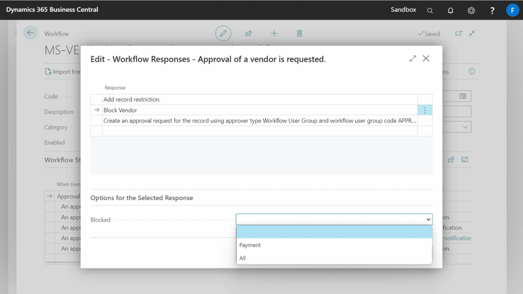 Blocking & Unblocking Vendors in an Approval Workflow - Fenwick