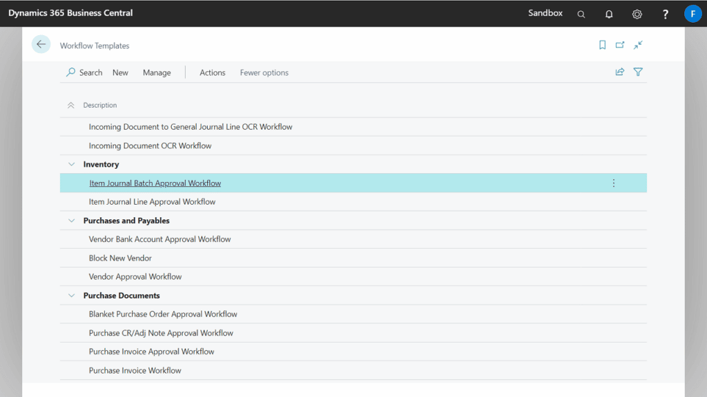 Item Journal Line & Batch Approvals - Fenwick