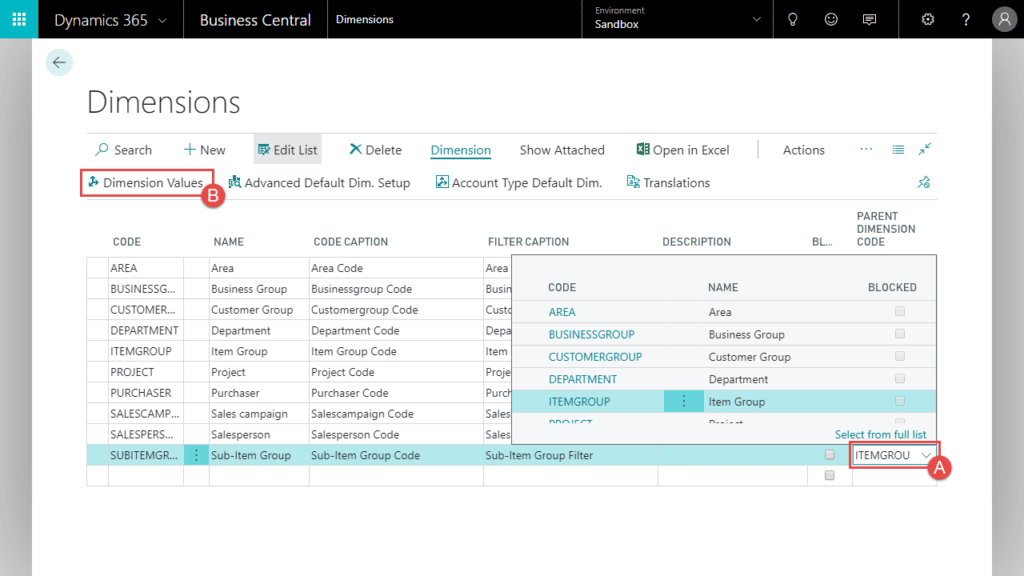 Setting up Parent Dimensions - Fenwick