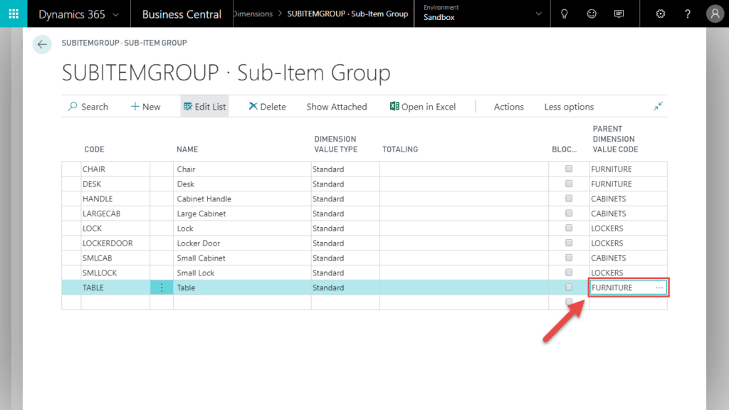 Setting up Parent Dimensions - Fenwick
