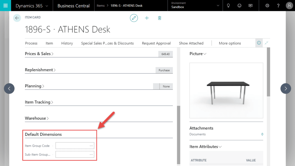 Showing Dimensions on Master Data Cards and Lists - Fenwick