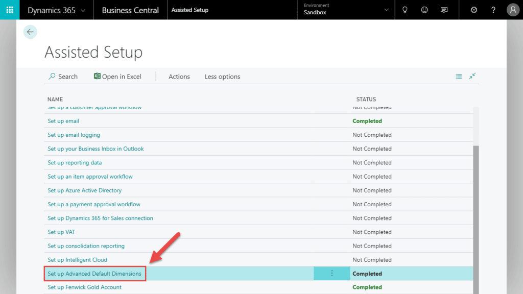 Setting up Parent Dimensions - Fenwick