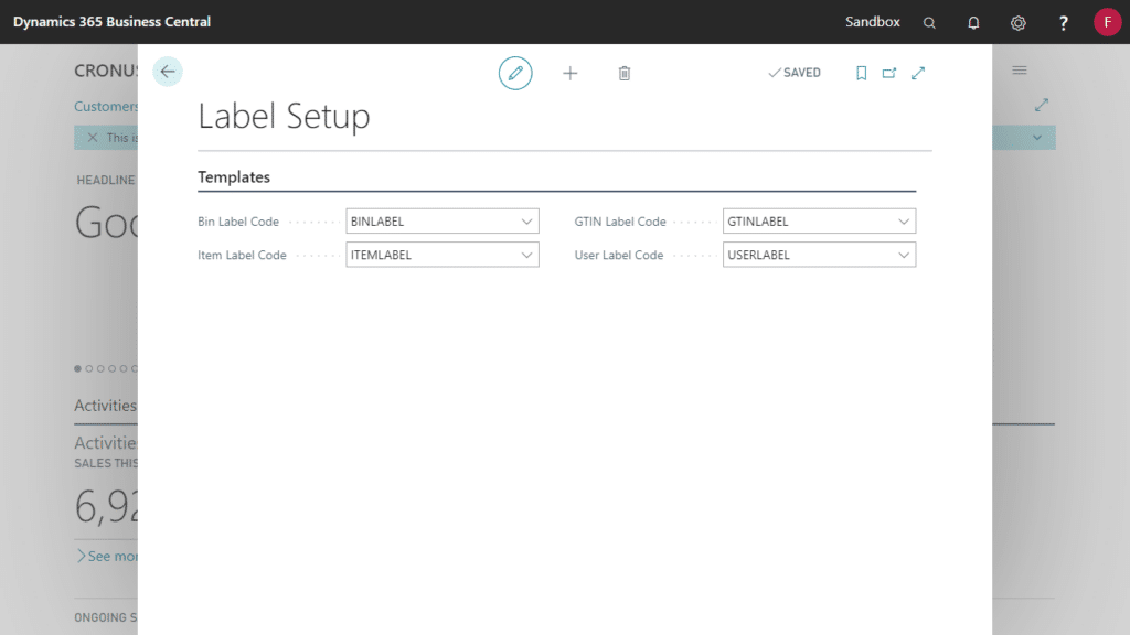 Using the included label templates - Fenwick