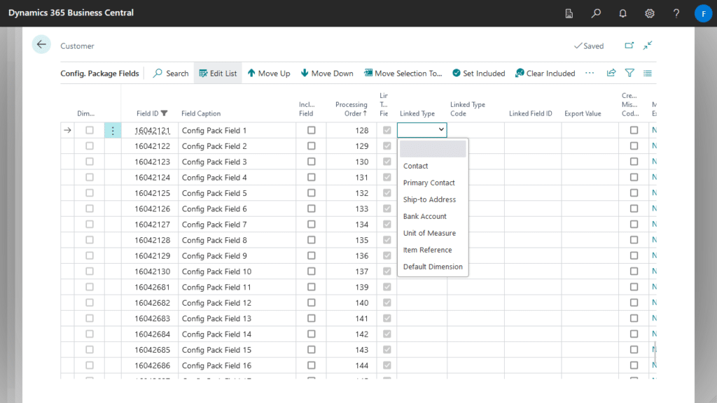 Enhanced Configuration Packages - Fenwick