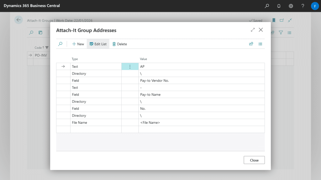 Setting up Addresses in Attach-It - Fenwick