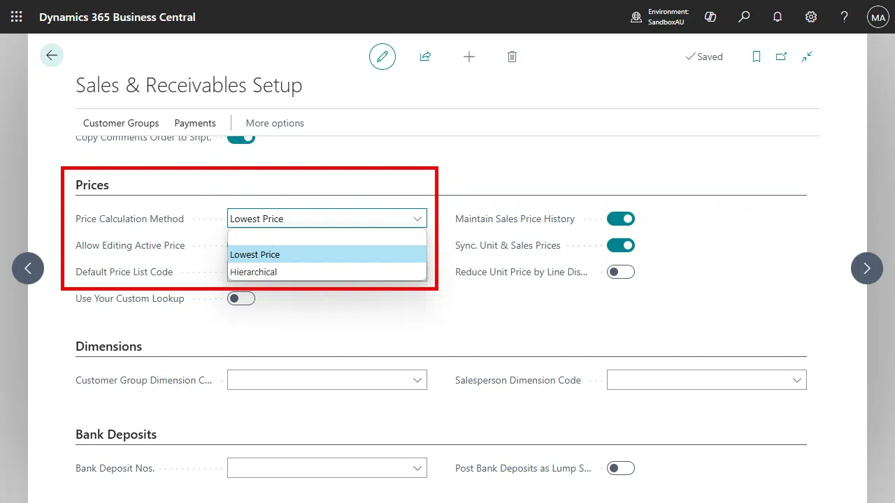 Hierarchical Price Calculation - Fenwick